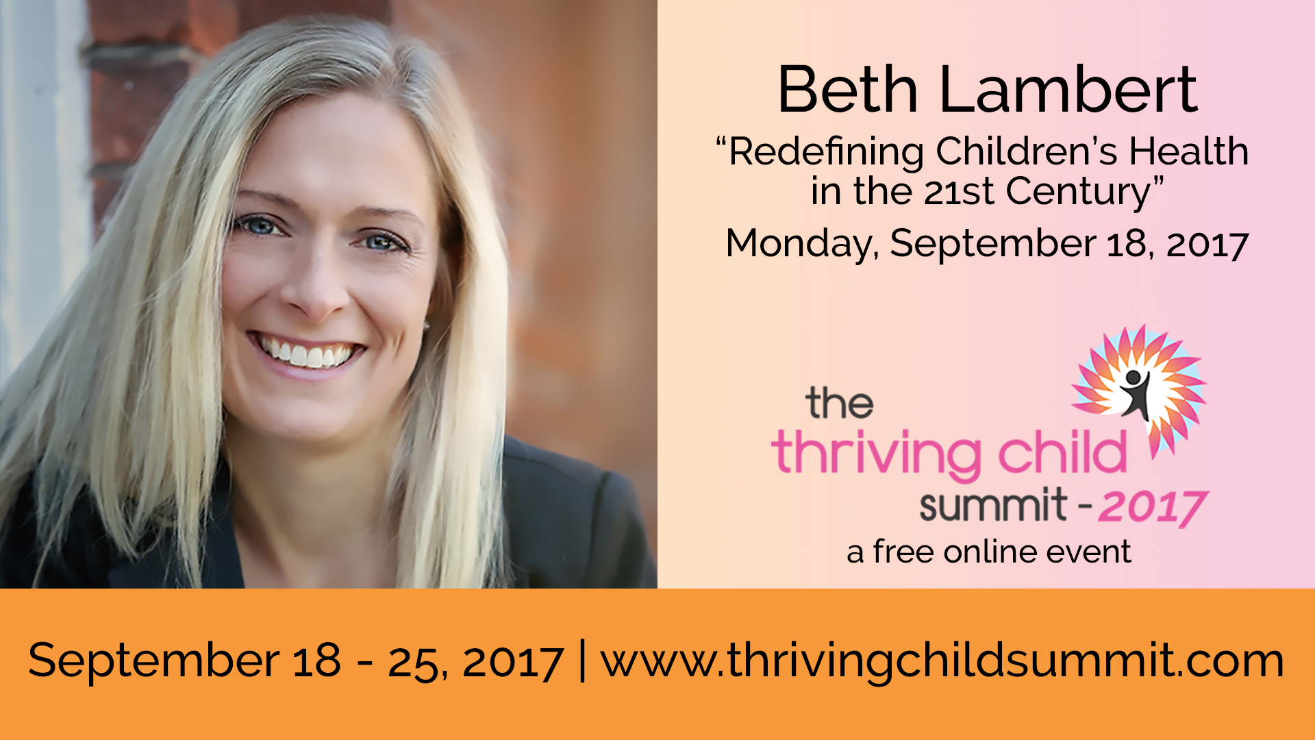 Day 1 - Thriving Child Summit